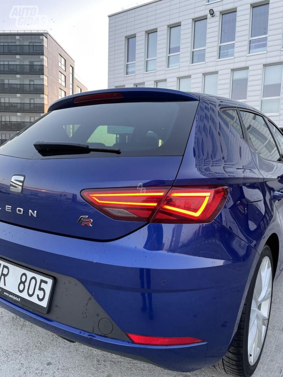 Blue SEAT Leon 2018 in Vilnius, with an engine capacity of 2.00 L and mileage of 284 thousand km for 9990 €, photo 8 on AUTOMOTO.COM.LV