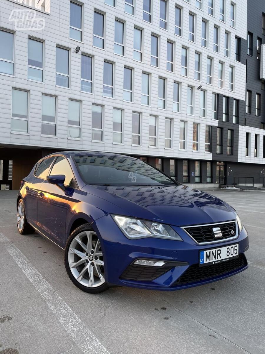 Blue SEAT Leon 2018 in Vilnius, with an engine capacity of 2.00 L and mileage of 284 thousand km for 9990 €, photo 10 on AUTOMOTO.COM.LV