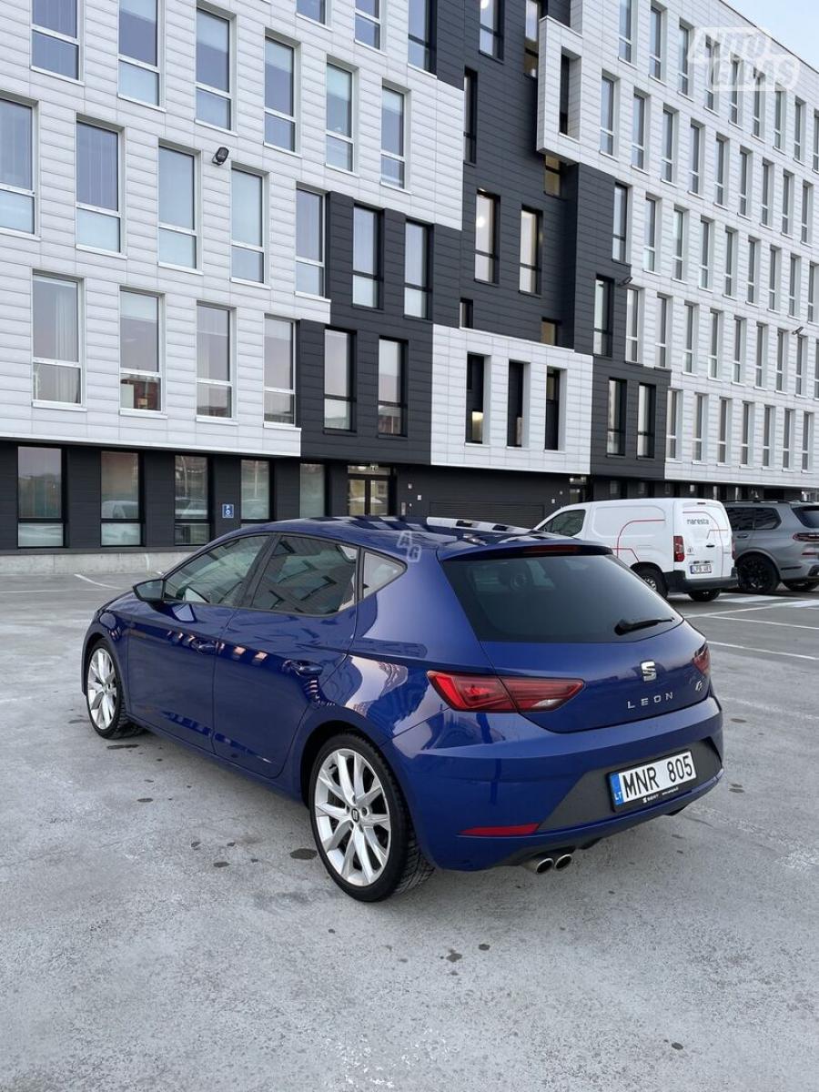 Blue SEAT Leon 2018 in Vilnius, with an engine capacity of 2.00 L and mileage of 279 thousand km for 9990 €, photo 4 on AUTOMOTO.COM.LV