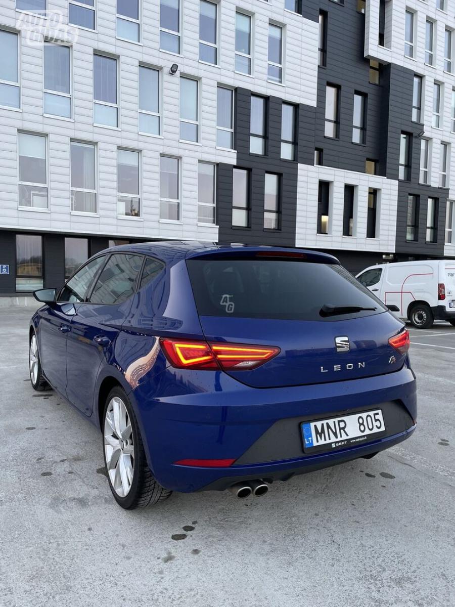 Blue SEAT Leon 2018 in Vilnius, with an engine capacity of 2.00 L and mileage of 279 thousand km for 9990 €, photo 10 on AUTOMOTO.COM.LV