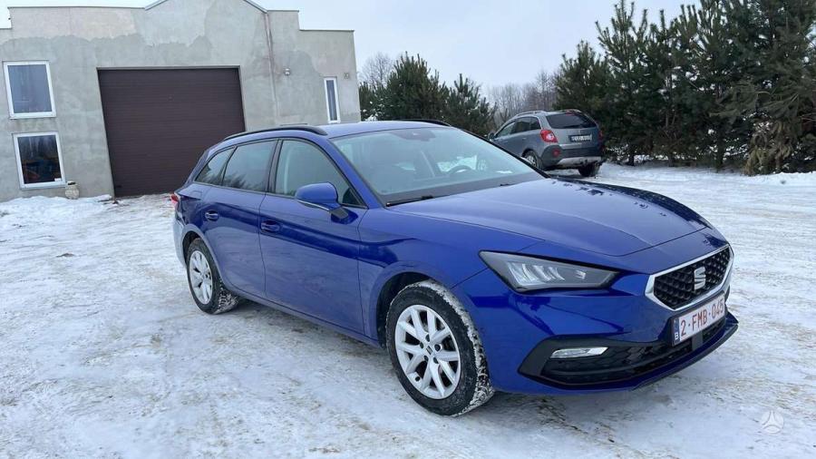 Zils SEAT Leon 2021 Alīta, ar dzinēja tilpumu 1.00 L un nobraukumu 71 tūkst. km par 14250 €, foto 1 vietnē AUTOMOTO.COM.LV