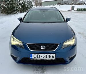 Blue SEAT Leon 2016 in Talsi, with an engine capacity of 1.60 L and mileage of 246 thousand km for 6200 €, photo  on AUTOMOTO.COM.LV