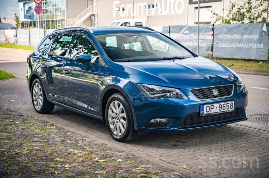 Zils SEAT Leon 2016 Rīga, ar dzinēja tilpumu 2.00 L un nobraukumu 246 tūkst. km par 6590 €, foto 4 vietnē AUTOMOTO.COM.LV