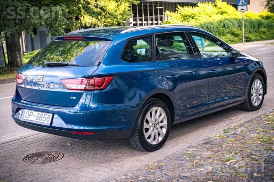Zils SEAT Leon 2016 Rīga, ar dzinēja tilpumu 2.00 L un nobraukumu 246 tūkst. km par 6590 €, foto 5 vietnē AUTOMOTO.COM.LV