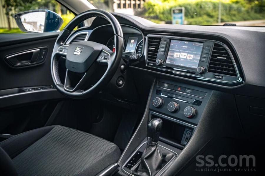 Zils SEAT Leon 2016 Rīga, ar dzinēja tilpumu 2.00 L un nobraukumu 246 tūkst. km par 6590 €, foto 8 vietnē AUTOMOTO.COM.LV