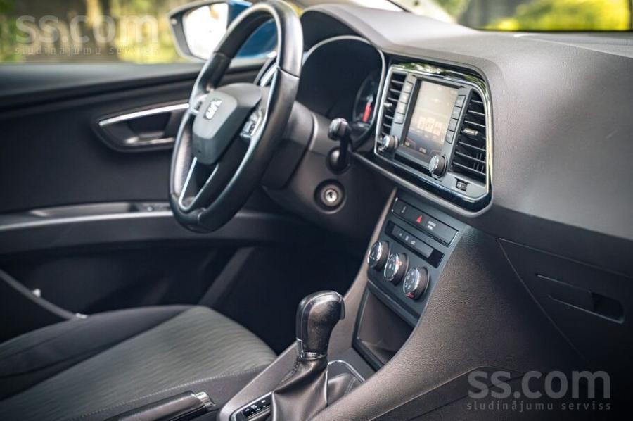 Zils SEAT Leon 2016 Rīga, ar dzinēja tilpumu 2.00 L un nobraukumu 246 tūkst. km par 6590 €, foto 12 vietnē AUTOMOTO.COM.LV