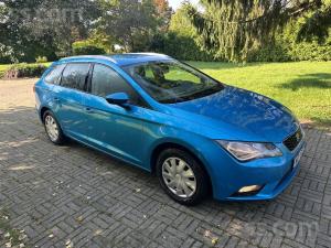 Blue SEAT Leon 2016 in Riga, with an engine capacity of 1.60 L and mileage of 378 thousand km for 5200 €, photo  on AUTOMOTO.COM.LV