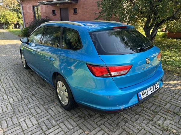 Blue SEAT Leon 2016 in Riga, with an engine capacity of 1.60 L and mileage of 378 thousand km for 5200 €, photo 6 on AUTOMOTO.COM.LV