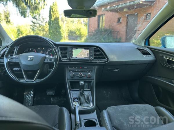 Blue SEAT Leon 2016 in Riga, with an engine capacity of 1.60 L and mileage of 378 thousand km for 5200 €, photo 8 on AUTOMOTO.COM.LV