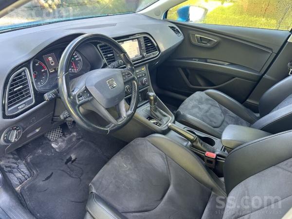 Blue SEAT Leon 2016 in Riga, with an engine capacity of 1.60 L and mileage of 378 thousand km for 5200 €, photo 9 on AUTOMOTO.COM.LV