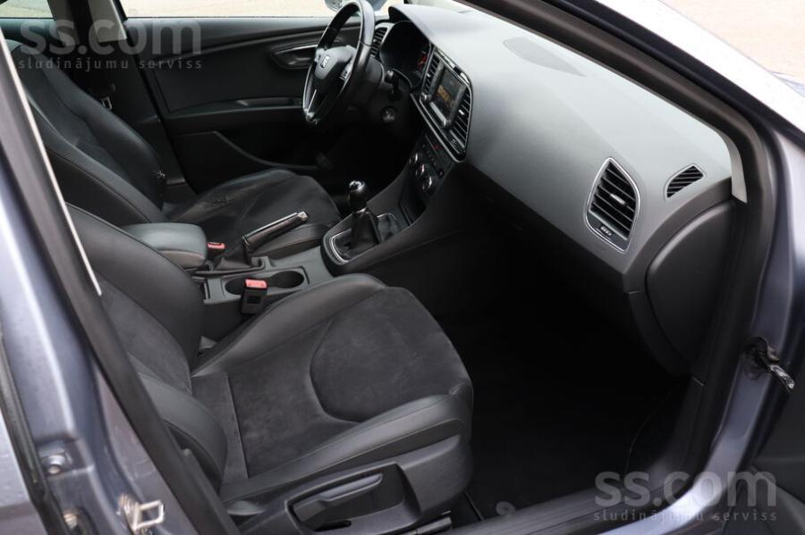 Blue SEAT Leon 2016 in Valmiera, with an engine capacity of 1.60 L and mileage of 294 thousand km for 5500 €, photo 6 on AUTOMOTO.COM.LV