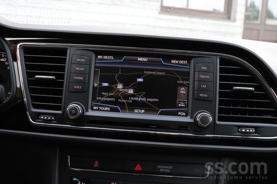 Blue SEAT Leon 2016 in Valmiera, with an engine capacity of 1.60 L and mileage of 294 thousand km for 5500 €, photo 23 on AUTOMOTO.COM.LV