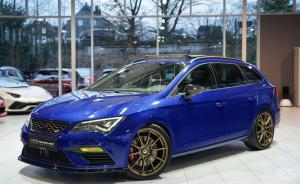 Blue SEAT Leon 2017 in Kaunas, with an engine capacity of 2.00 L and mileage of 95 thousand km for 26417 €, photo  on AUTOMOTO.COM.LV