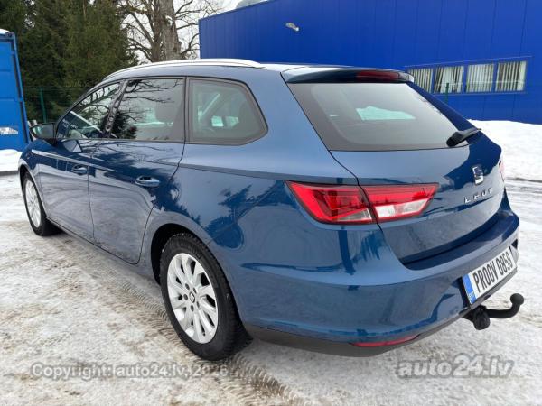 Blue SEAT Leon 2017 in Paide, with an engine capacity of 1.60 L and mileage of 261 thousand km for 8290 €, photo 4 on AUTOMOTO.COM.LV