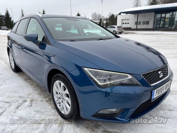 Blue SEAT Leon 2017 in Paide, with an engine capacity of 1.60 L and mileage of 261 thousand km for 8290 €, photo 6 on AUTOMOTO.COM.LV