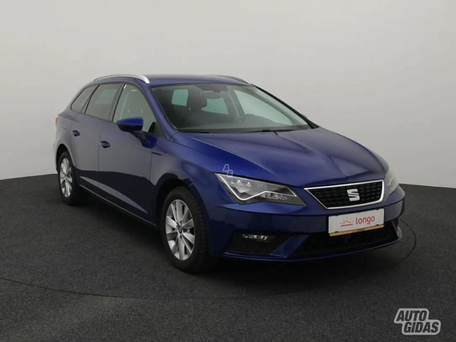 Blue SEAT Leon 2018 in Vilnius, with an engine capacity of 1.60 L and mileage of 245 thousand km for 8199 €, photo 10 on AUTOMOTO.COM.LV