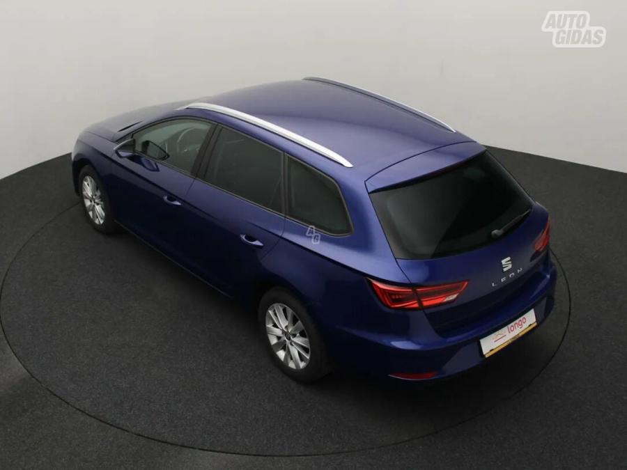 Blue SEAT Leon 2018 in Vilnius, with an engine capacity of 1.60 L and mileage of 245 thousand km for 8199 €, photo 12 on AUTOMOTO.COM.LV