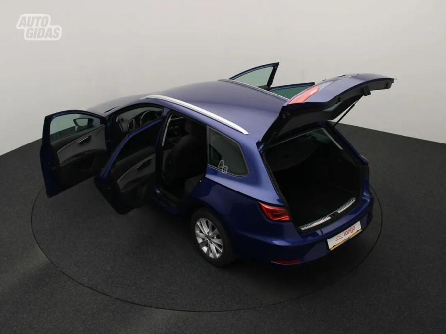 Blue SEAT Leon 2018 in Vilnius, with an engine capacity of 1.60 L and mileage of 245 thousand km for 8199 €, photo 13 on AUTOMOTO.COM.LV
