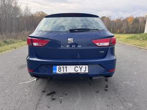 Blue SEAT Leon 2018 in Tallinn, with an engine capacity of 1.40 L and mileage of 186 thousand km for 7500 €, photo 5 on AUTOMOTO.COM.LV
