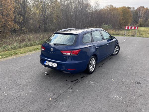 Zils SEAT Leon 2018 Tallina, ar dzinēja tilpumu 1.40 L un nobraukumu 186 tūkst. km par 7500 €, foto 5 vietnē AUTOMOTO.COM.LV