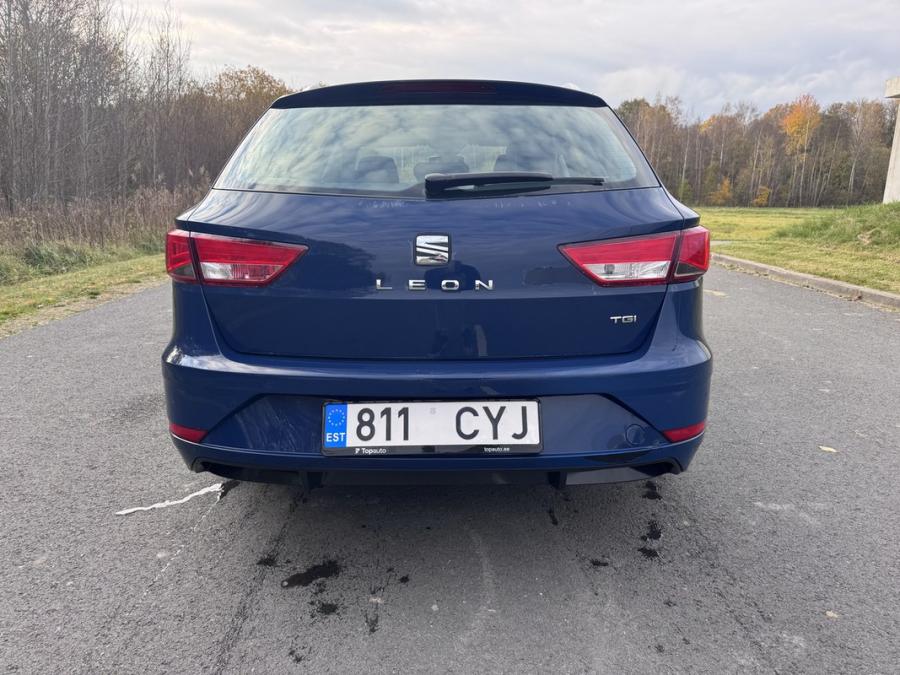 Blue SEAT Leon 2018 in Tallinn, with an engine capacity of 1.40 L and mileage of 186 thousand km for 7500 €, photo 14 on AUTOMOTO.COM.LV