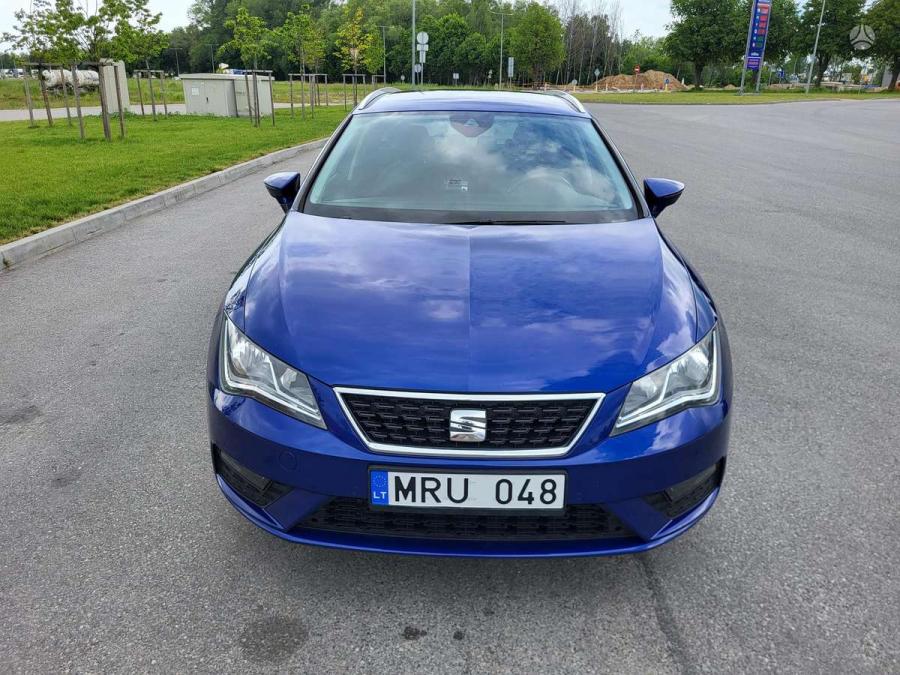 Zils SEAT Leon 2018 Klaipėda, ar dzinēja tilpumu 1.60 L un nobraukumu 154 tūkst. km par 7300 €, foto 1 vietnē AUTOMOTO.COM.LV