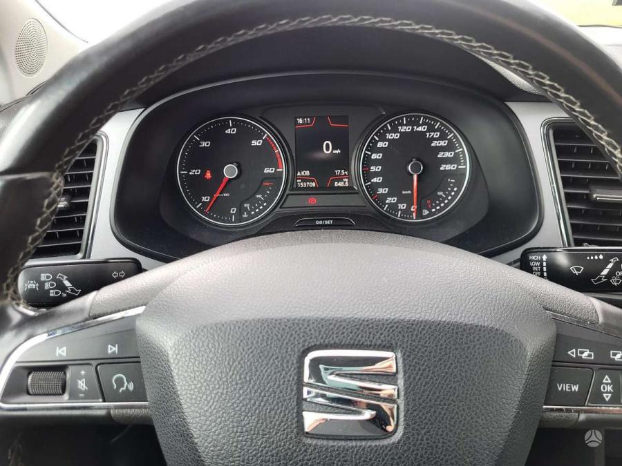 Zils SEAT Leon 2018 Klaipėda, ar dzinēja tilpumu 1.60 L un nobraukumu 154 tūkst. km par 7300 €, foto 10 vietnē AUTOMOTO.COM.LV
