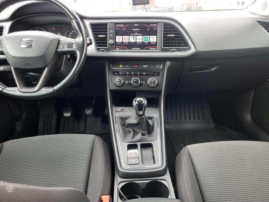 Zils SEAT Leon 2018 Klaipėda, ar dzinēja tilpumu 1.60 L un nobraukumu 154 tūkst. km par 7300 €, foto 11 vietnē AUTOMOTO.COM.LV