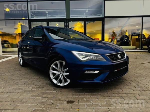 Blue SEAT Leon 2018 in Riga, with an engine capacity of 2.00 L and mileage of 209 thousand km for 11390 €, photo 3 on AUTOMOTO.COM.LV
