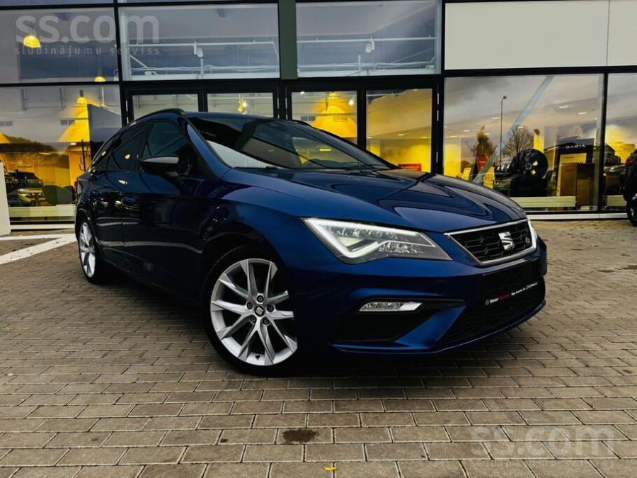 Blue SEAT Leon 2018 in Riga, with an engine capacity of 2.00 L and mileage of 209 thousand km for 11390 €, photo 3 on AUTOMOTO.COM.LV