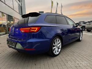 Blue SEAT Leon 2018 in Riga, with an engine capacity of 2.00 L and mileage of 209 thousand km for 11390 €, photo 4 on AUTOMOTO.COM.LV