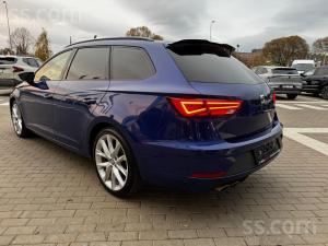 Blue SEAT Leon 2018 in Riga, with an engine capacity of 2.00 L and mileage of 209 thousand km for 11390 €, photo 6 on AUTOMOTO.COM.LV