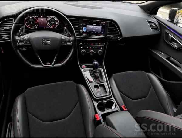 Blue SEAT Leon 2018 in Riga, with an engine capacity of 2.00 L and mileage of 209 thousand km for 11390 €, photo 7 on AUTOMOTO.COM.LV