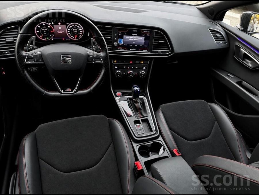 Blue SEAT Leon 2018 in Riga, with an engine capacity of 2.00 L and mileage of 209 thousand km for 11390 €, photo 7 on AUTOMOTO.COM.LV
