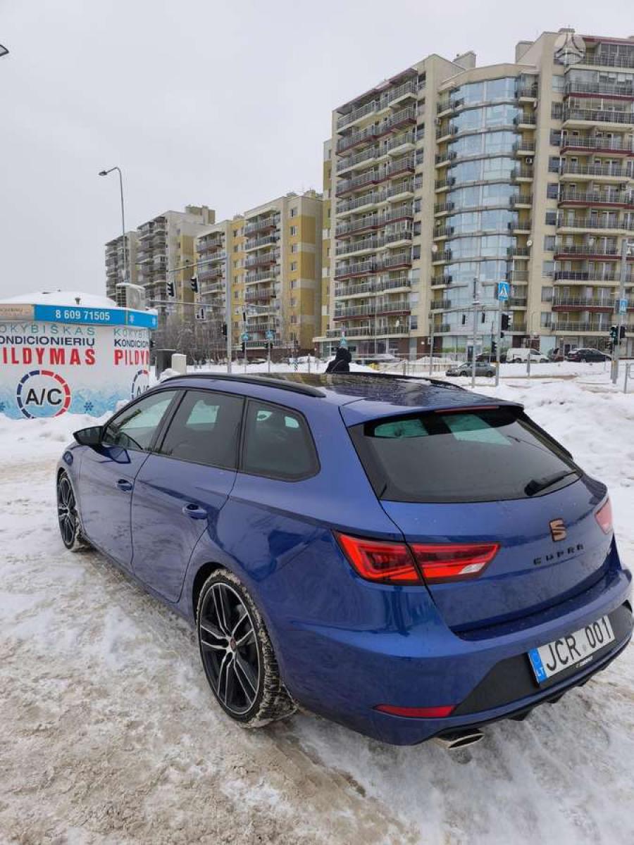 Zils SEAT Leon 2019 Viļņa, ar dzinēja tilpumu 1.98 L un nobraukumu 89 tūkst. km par 21500 €, foto 1 vietnē AUTOMOTO.COM.LV
