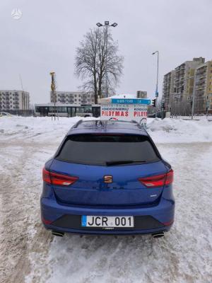 Zils SEAT Leon 2019 Viļņa, ar dzinēja tilpumu 1.98 L un nobraukumu 89 tūkst. km par 21500 €, foto 2 vietnē AUTOMOTO.COM.LV