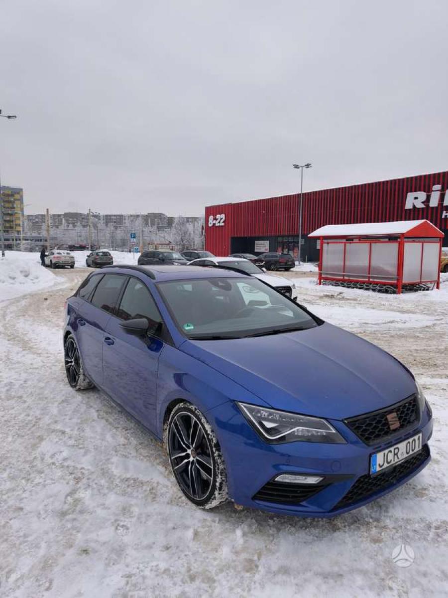 Zils SEAT Leon 2019 Viļņa, ar dzinēja tilpumu 1.98 L un nobraukumu 89 tūkst. km par 21500 €, foto 5 vietnē AUTOMOTO.COM.LV