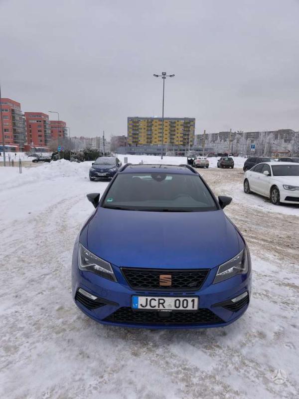 Zils SEAT Leon 2019 Viļņa, ar dzinēja tilpumu 1.98 L un nobraukumu 89 tūkst. km par 21500 €, foto 6 vietnē AUTOMOTO.COM.LV