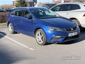 Zils SEAT Leon 2019 Tallina, ar dzinēja tilpumu 1.50 L un nobraukumu 144 tūkst. km par 11900 €, foto  vietnē AUTOMOTO.COM.LV