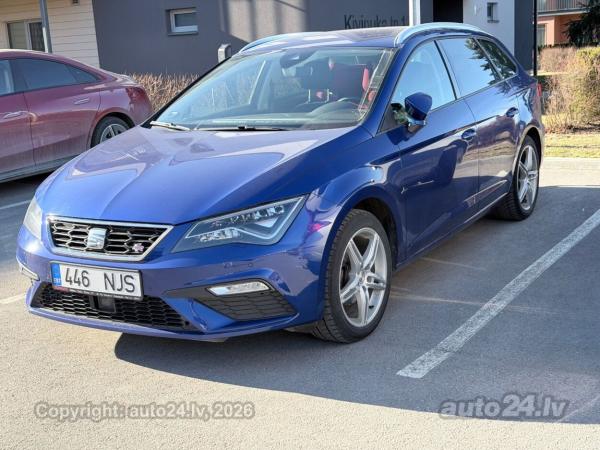 Blue SEAT Leon 2019 in Tallinn, with an engine capacity of 1.50 L and mileage of 144 thousand km for 11900 €, photo 2 on AUTOMOTO.COM.LV