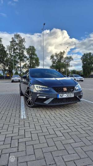 Blue SEAT Leon 2019 in Riga, with an engine capacity of 1.98 L and mileage of 98 thousand km for 19000 €, photo  on AUTOMOTO.COM.LV