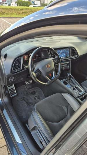 Blue SEAT Leon 2019 in Riga, with an engine capacity of 1.98 L and mileage of 98 thousand km for 19000 €, photo 14 on AUTOMOTO.COM.LV