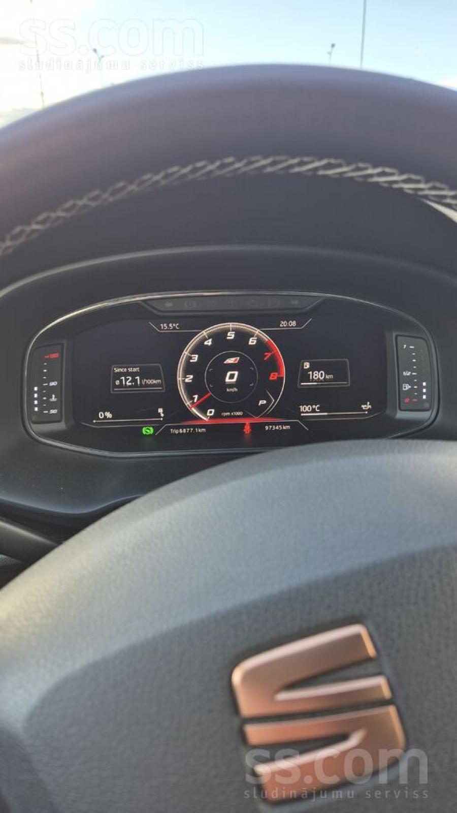 Zils SEAT Leon 2019 Rīga, ar dzinēja tilpumu 2.00 L un nobraukumu 97 tūkst. km par 18000 €, foto 14 vietnē AUTOMOTO.COM.LV
