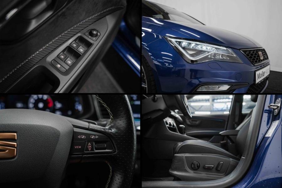 Zils SEAT Leon 2019 Tallina, ar dzinēja tilpumu 2.00 L un nobraukumu 98 tūkst. km par 19400 €, foto 13 vietnē AUTOMOTO.COM.LV