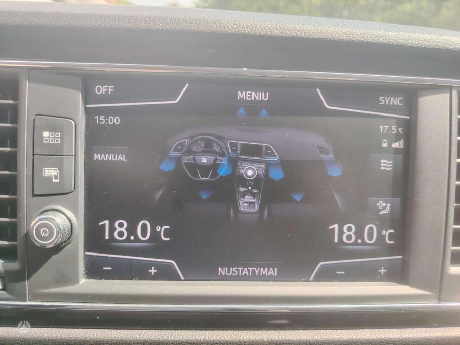 Zils SEAT Leon 2020 Kauņa, ar dzinēja tilpumu 1.50 L un nobraukumu 48 tūkst. km par 15500 €, foto 12 vietnē AUTOMOTO.COM.LV