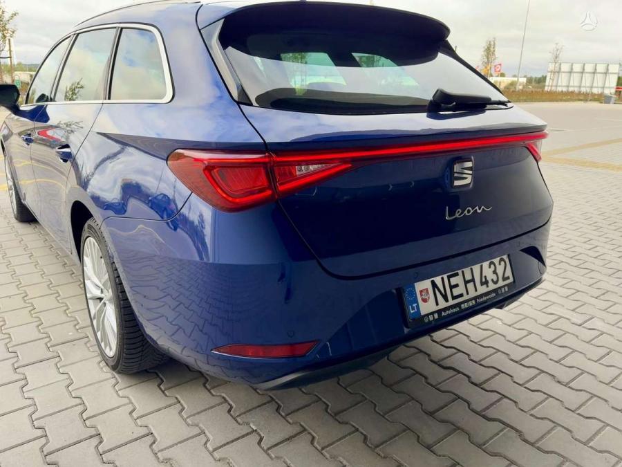 Blue SEAT Leon 2020 in Vilnius, with an engine capacity of 1.97 L and mileage of 234 thousand km for 11675 €, photo 11 on AUTOMOTO.COM.LV