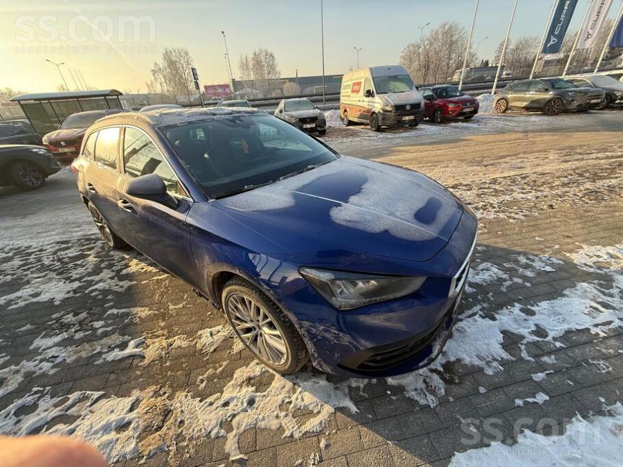 Blue SEAT Leon 2021 in Riga, with an engine capacity of 1.50 L and mileage of 68 thousand km for 17900 €, photo 6 on AUTOMOTO.COM.LV