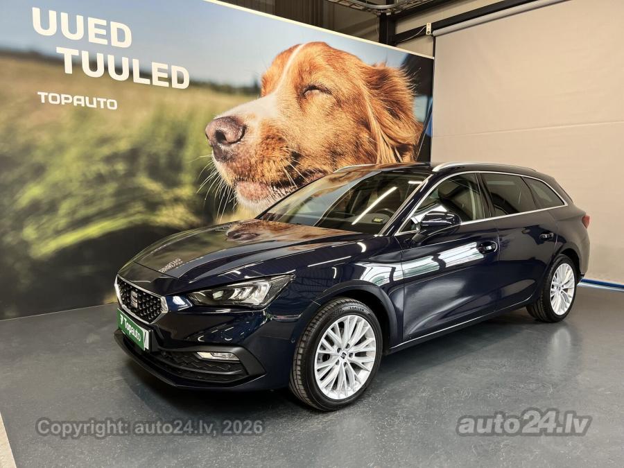 Zils SEAT Leon 2021 Tallina, ar dzinēja tilpumu 1.50 L un nobraukumu 74 tūkst. km par 17500 €, foto 1 vietnē AUTOMOTO.COM.LV
