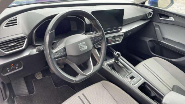 Blue SEAT Leon 2021 in Alytus, with an engine capacity of 1.00 L and mileage of 72 thousand km for 11999 €, photo 7 on AUTOMOTO.COM.LV