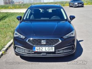 Blue SEAT Leon 2022 in Tallinn, with an engine capacity of 2.00 L and mileage of 44 thousand km for 22700 €, photo 4 on AUTOMOTO.COM.LV